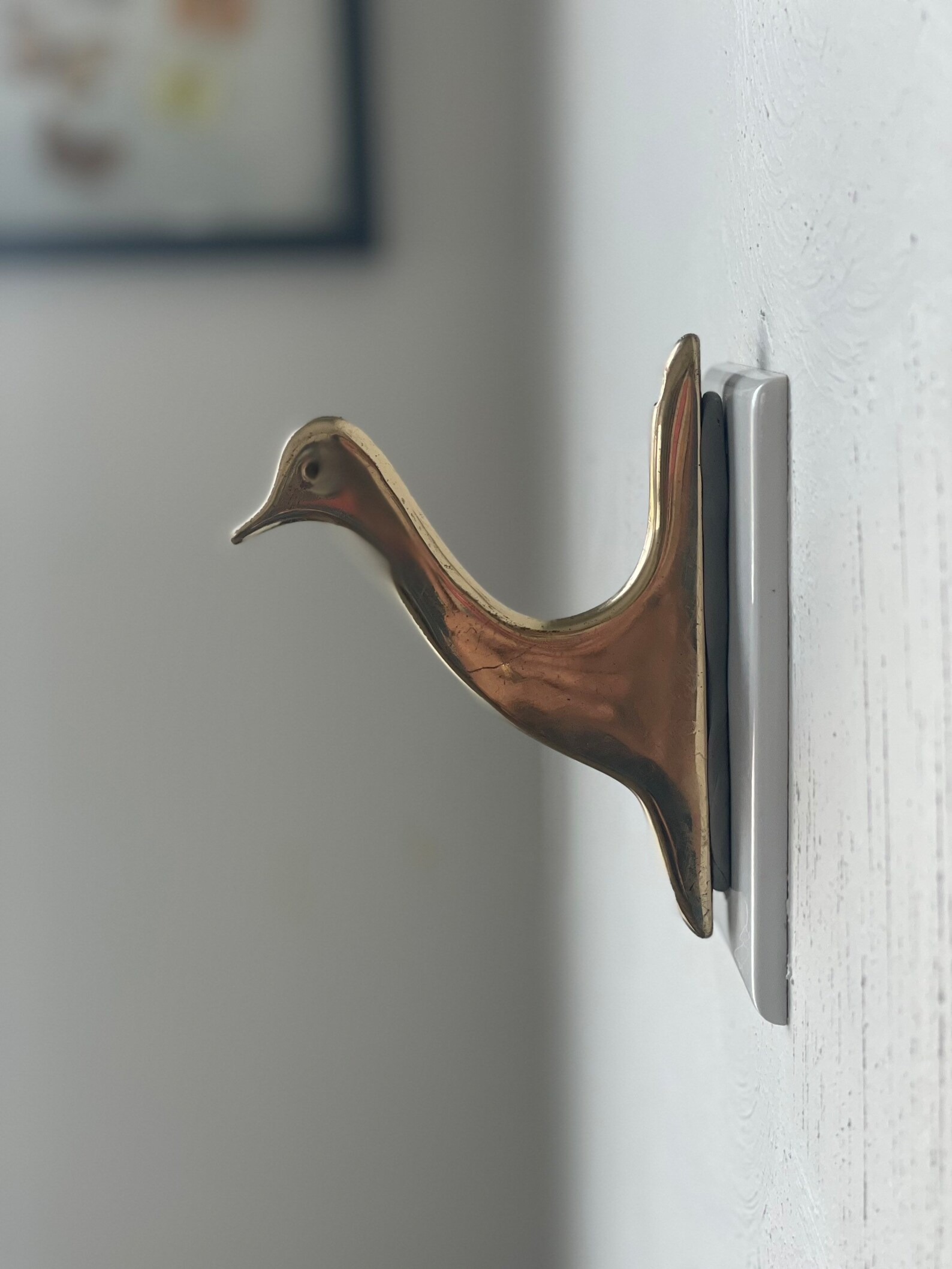 Solid Brass Duck Vintage Coat Hooks Lakehouse Decor Goose - Etsy