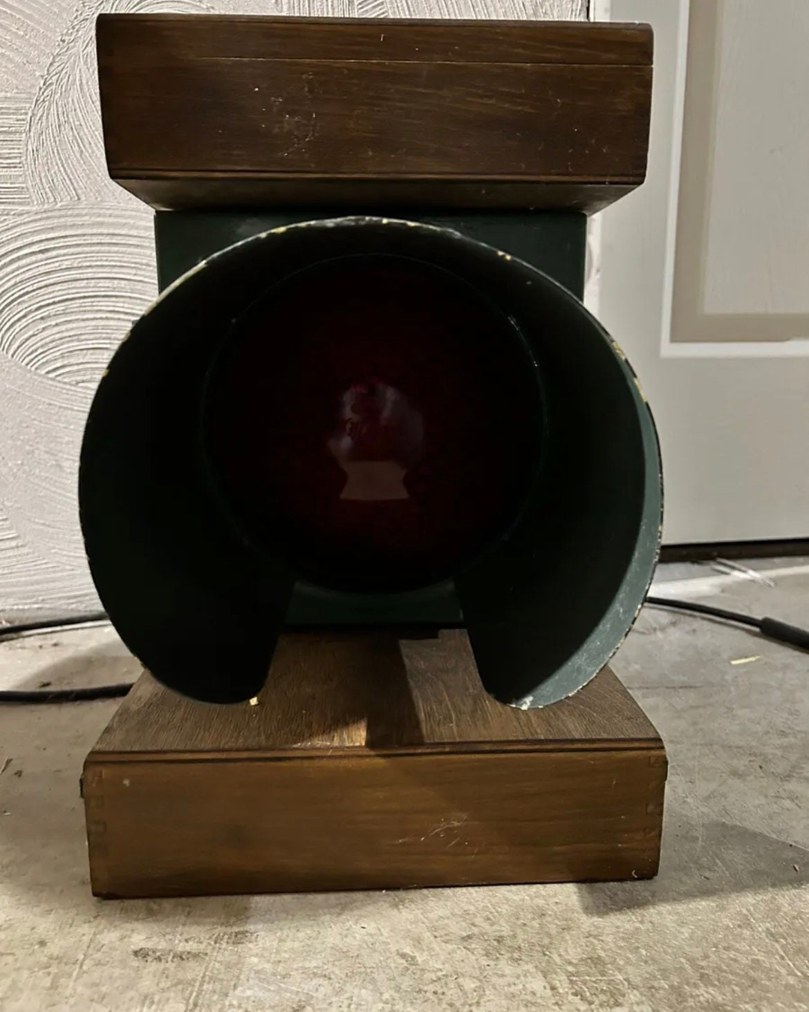 Antique Vintage Econolite Traffic Signal Stop Light 60s Red Lamp ...