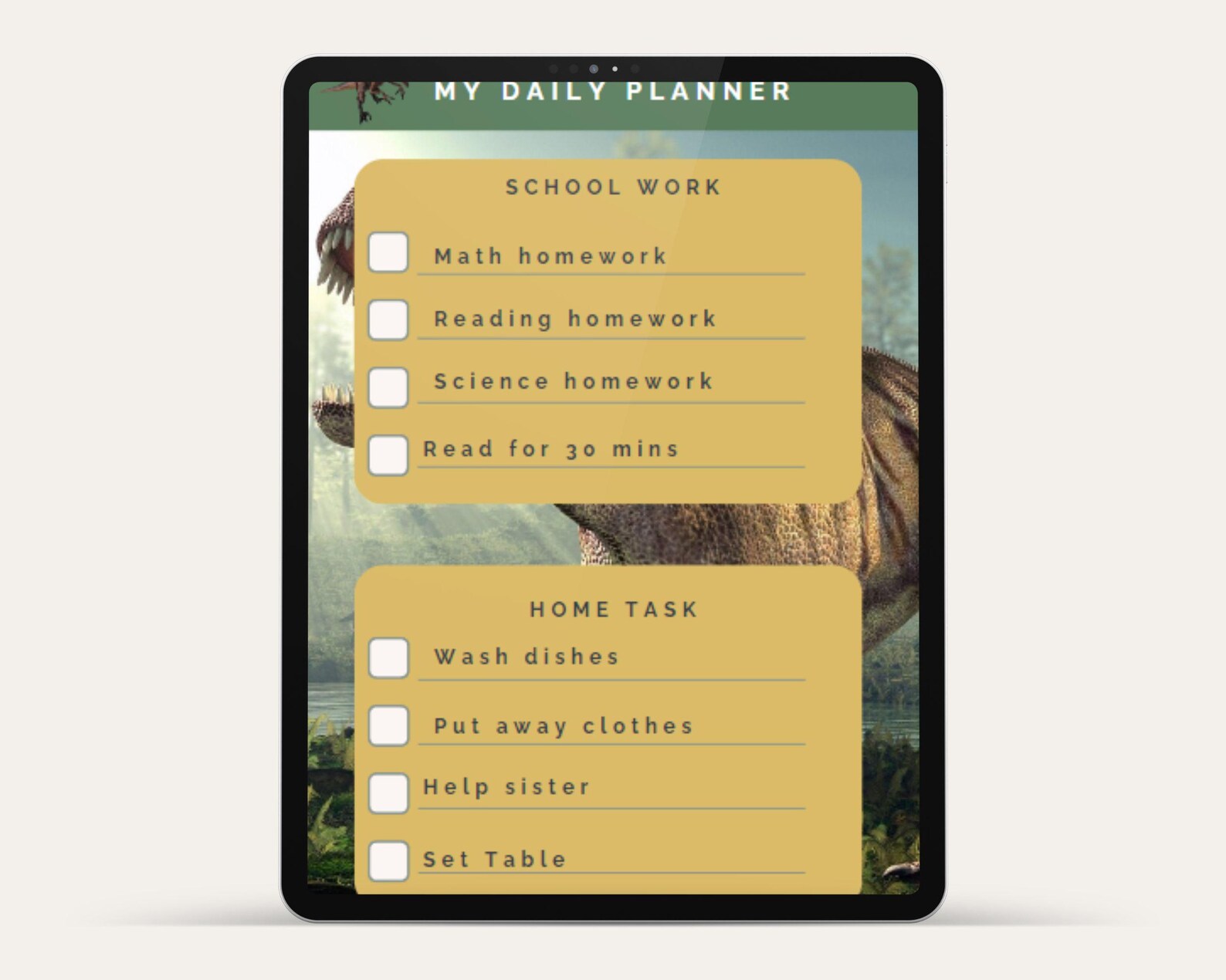 Kids Daily Routine Planner Chart Schedule Printable Homeschool Routine ...