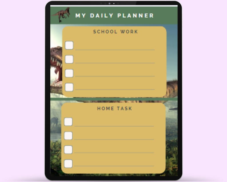Kids Daily Routine Planner Chart Schedule Printable Homeschool Routine ...
