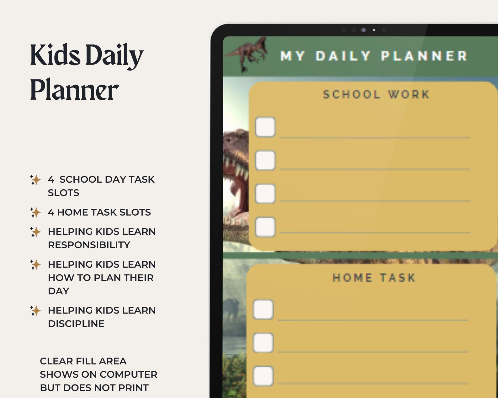 Kids Daily Routine Planner Chart Schedule Printable Homeschool Routine ...