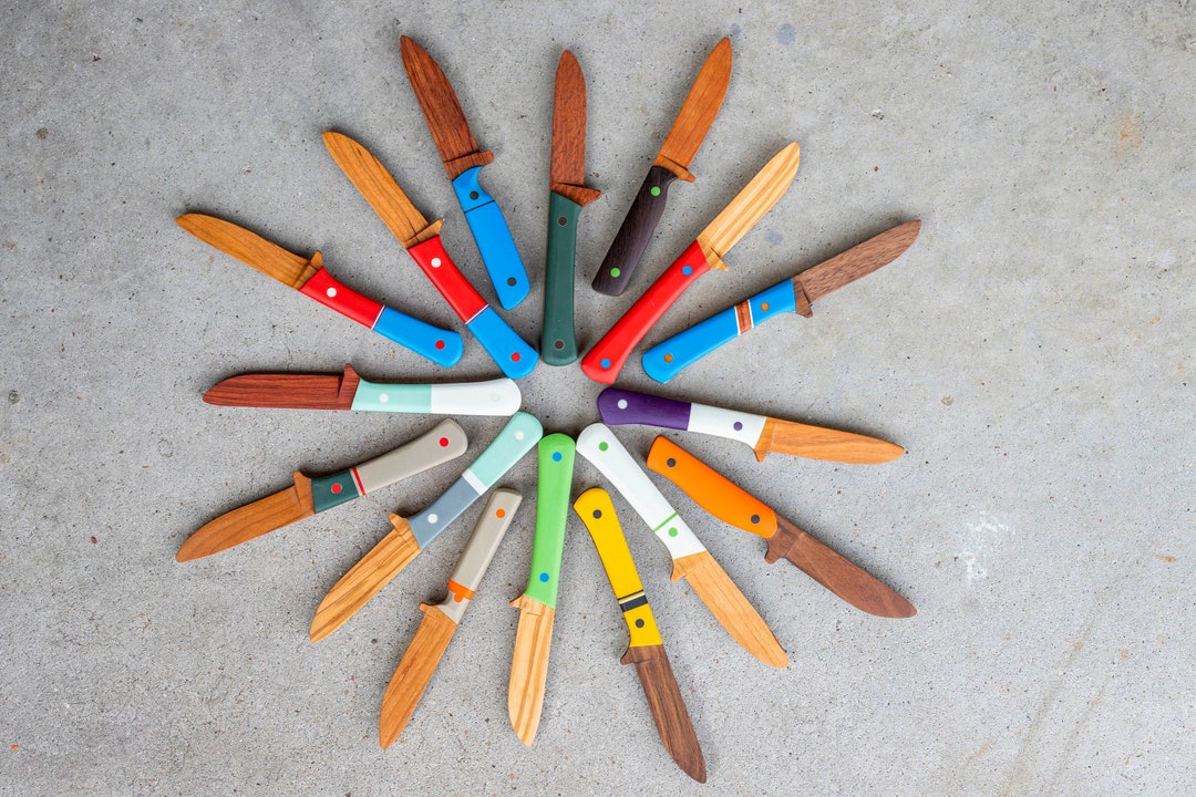 Made to Order Custom Kids Wooden Training Knife Child Safe Practice ...