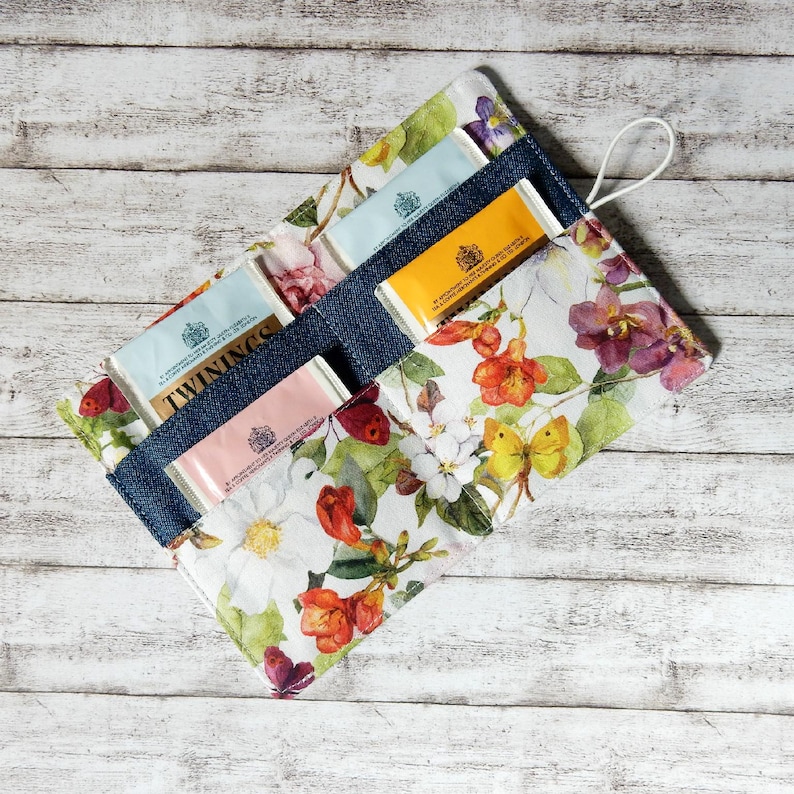PDF Sewing Pattern Tea Wallet Tutorial - Tea Bag Holder Pdf Instant ...