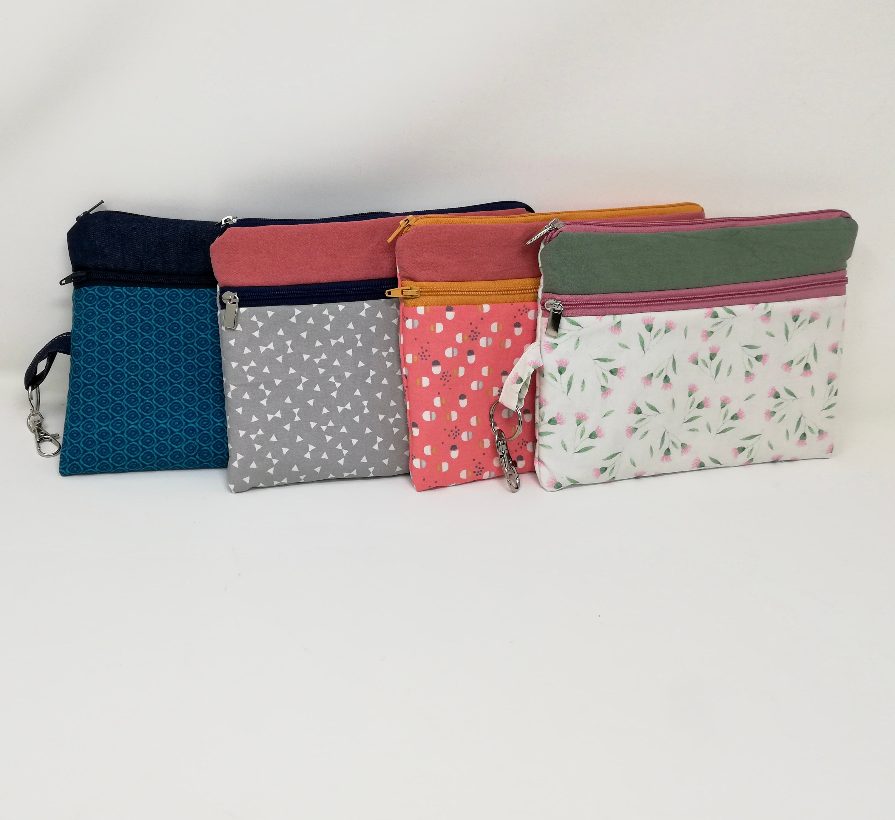 Double Zip Pouch Tutorial PDF Sewing Pattern ENGLISH and - Etsy
