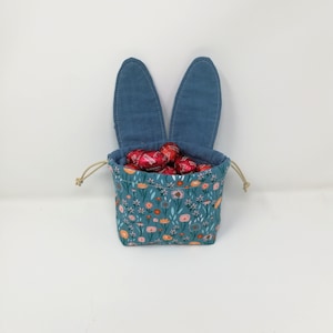 PDF Drawstring Bag for Easter, Bunny Basket to Sew, Gift Bag Sewing Pattern, Bunny Pouch - Etsy