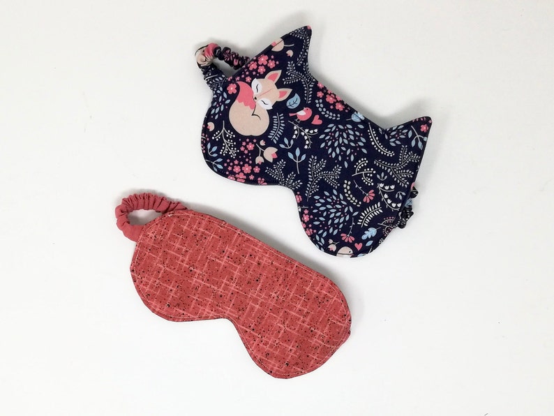 Sleeping Mask PDF Pattern, Eye Mask Sewing Pattern, Two Designs, Cat ...