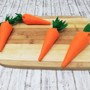 Felt Food Pattern and Tutorial - Carrot - Easter Decoration, Instant ...