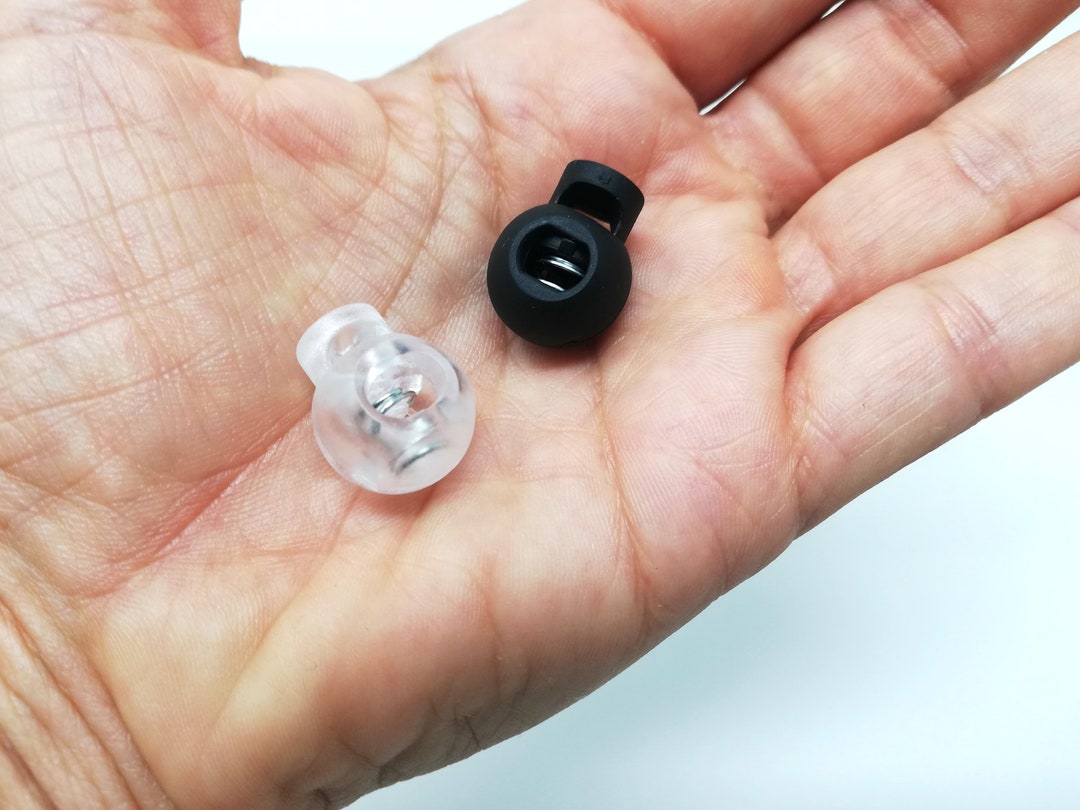 Cord Stopper, Plastic Cord Lock, Lock End Toggles With Metal Spring ...