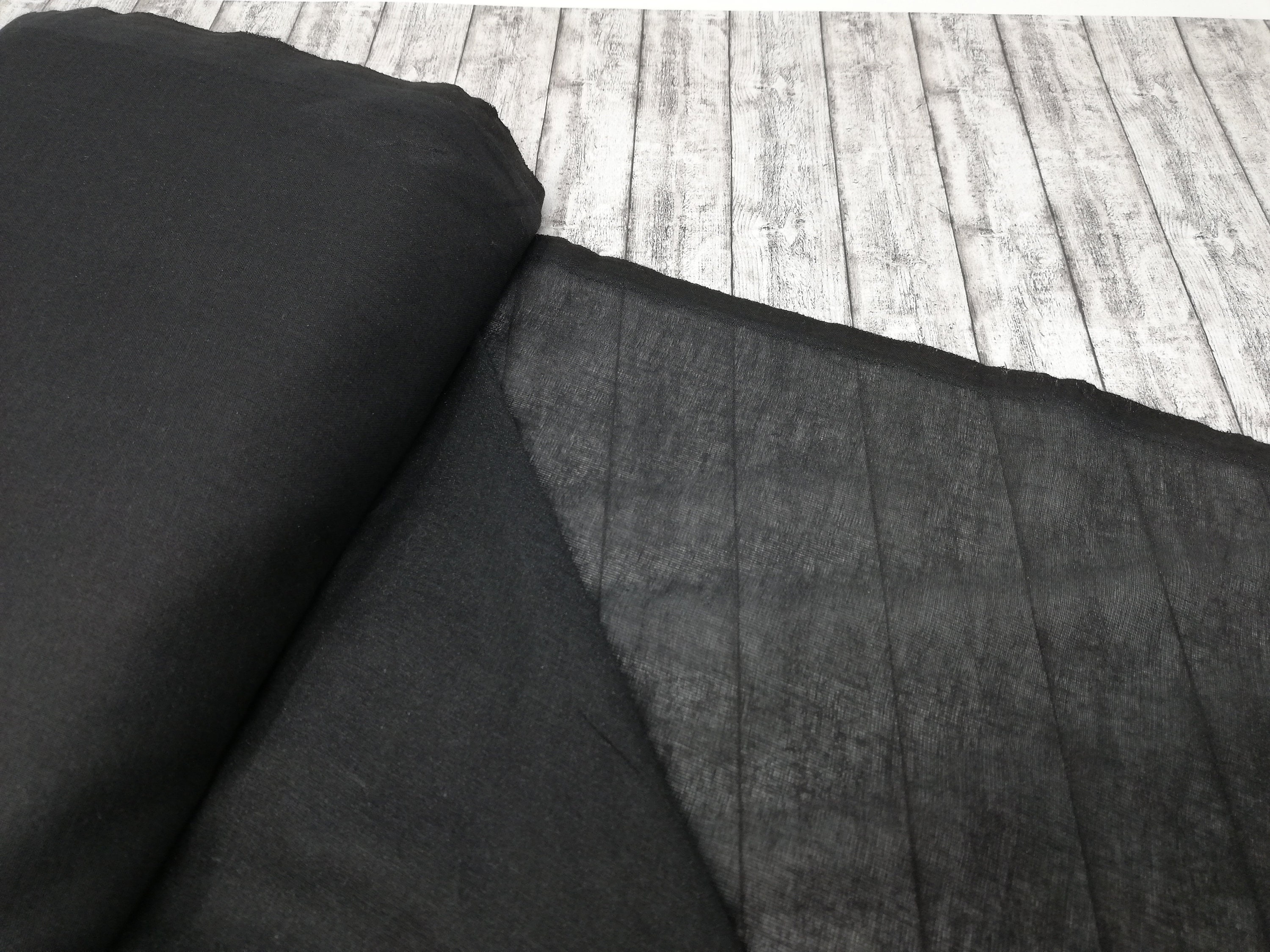 Fusible Fabric Stabilizer, Fusible Interfacing Black, Permanent ...