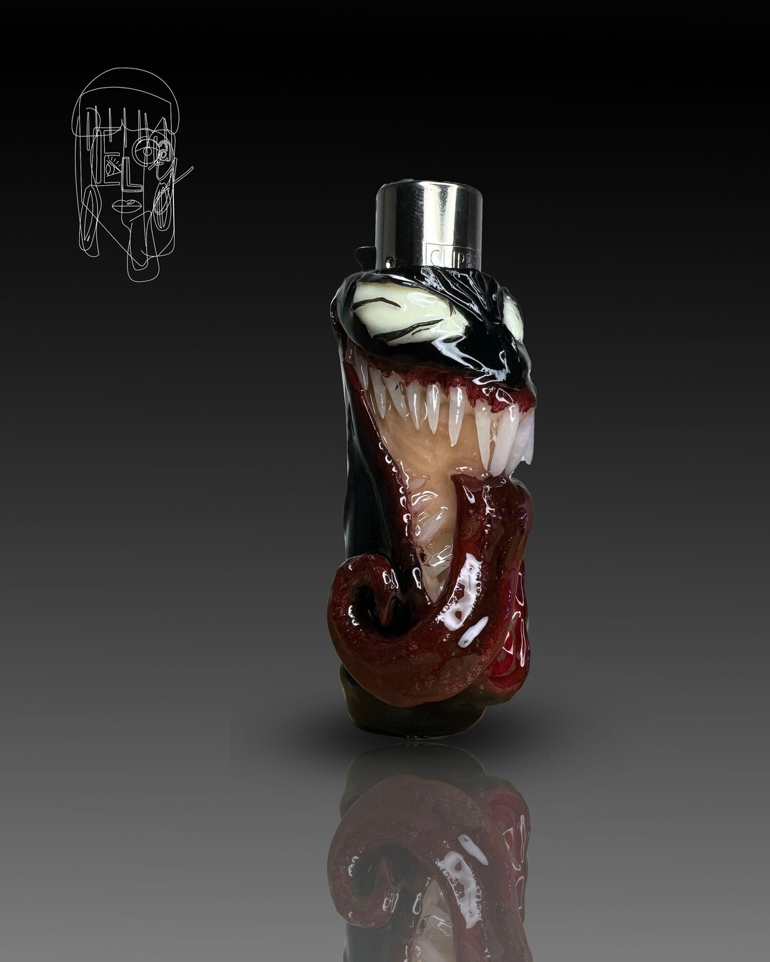 Venom Handmade Lighter Case, Unique Lighter Sleeve, Custom Lighter ...