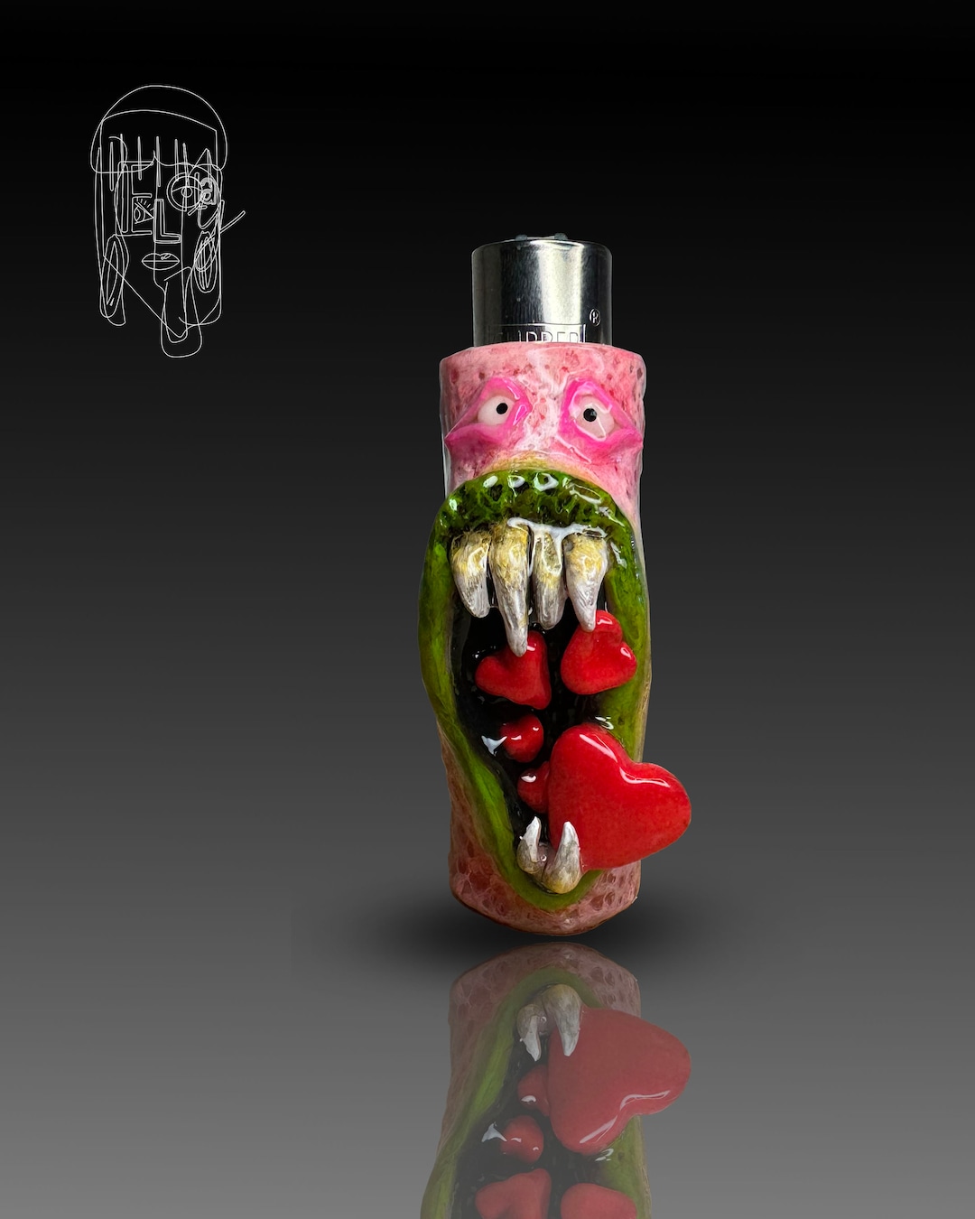 Cute Lovely Monster Lighter Case for Clipper, the Best Gift for ...