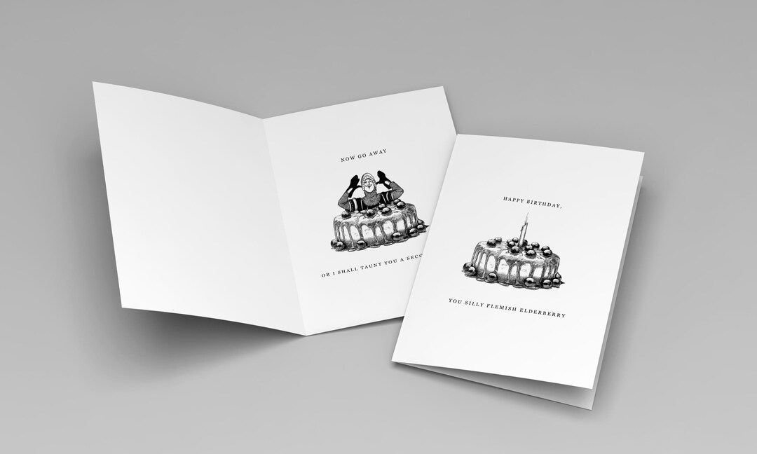 Monty Python Birthday Card - Etsy