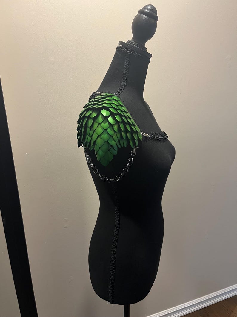 Dragon Scale Pauldron, Scalemaile Epaulets - Etsy