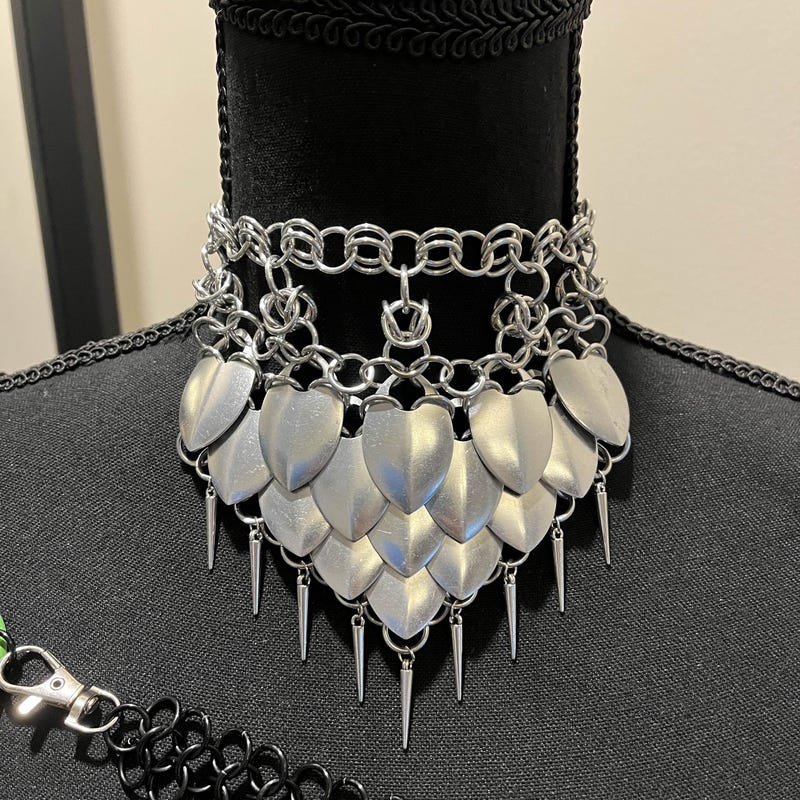 Spiked Choker - Etsy