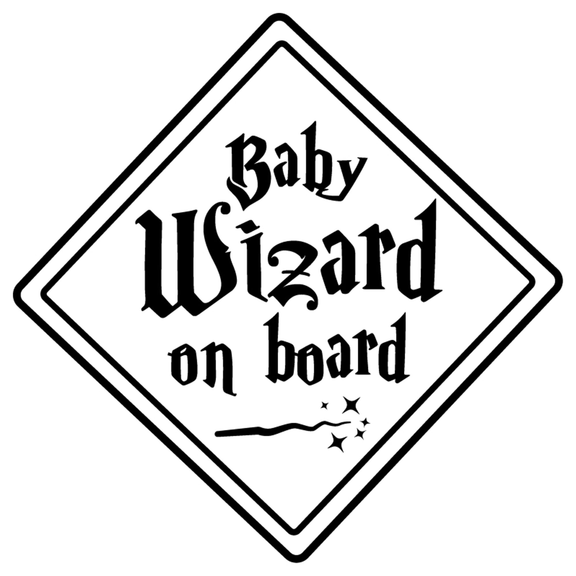 Baby Wizard Stickers Witch Muggle - Etsy