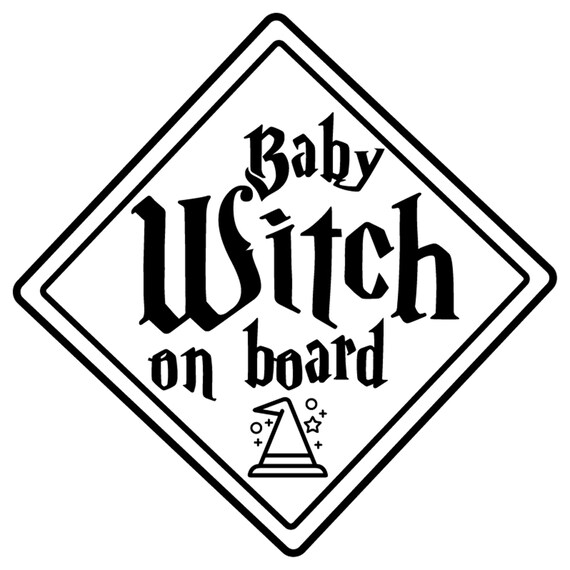 Baby Wizard Stickers Witch Muggle - Etsy