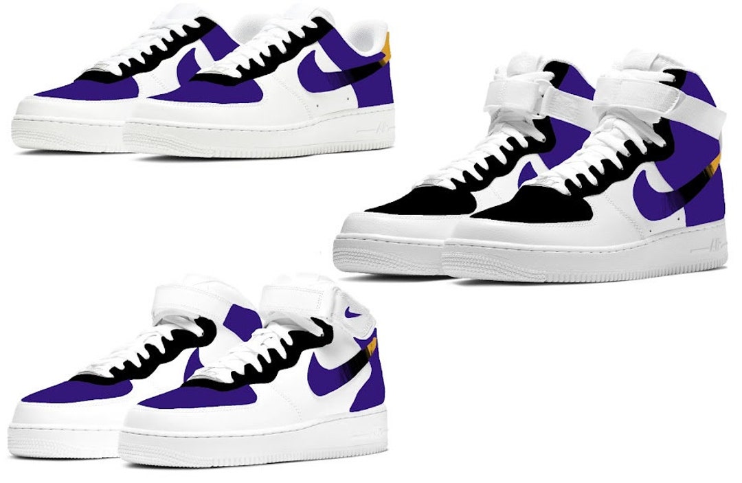Baltimore Football Team Nike AF1 Unisex Adult Shoes Boyfriend - Etsy