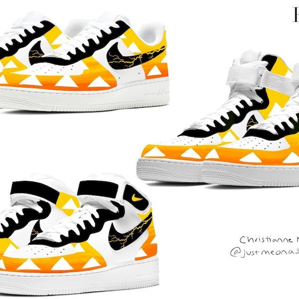 Nike Demon Slayer Shoes - Etsy