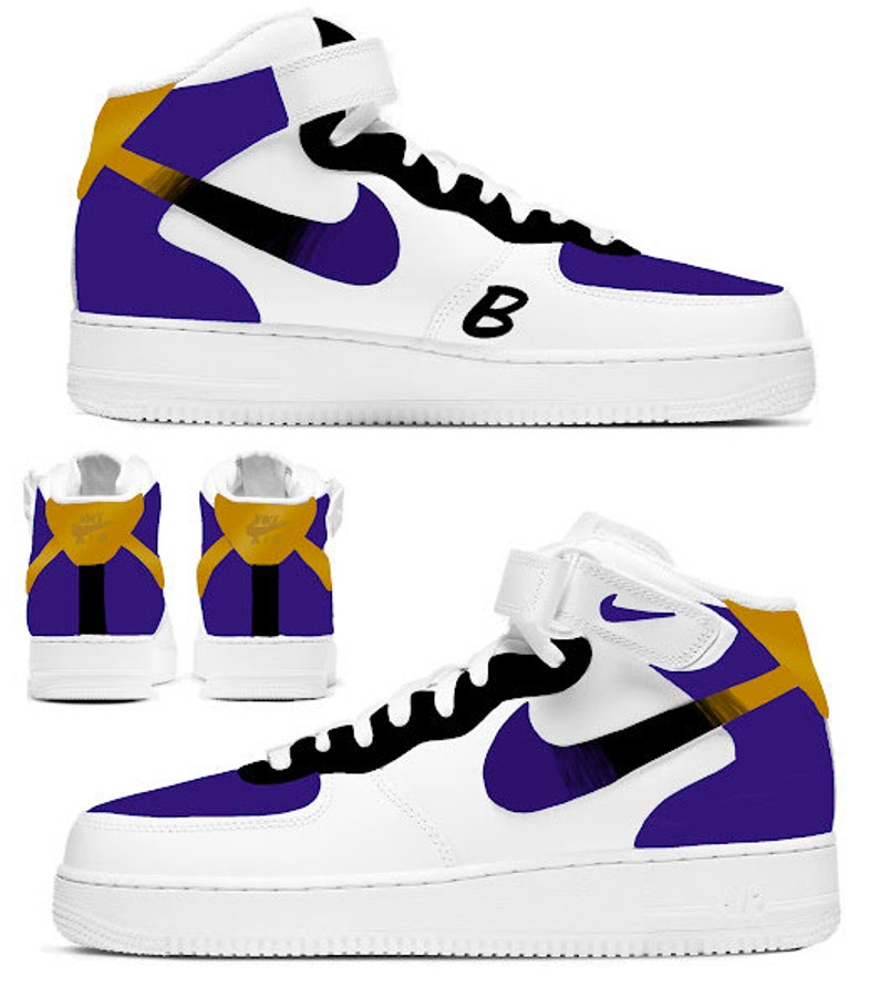 Baltimore Football Team Nike AF1 Unisex Adult Shoes Boyfriend - Etsy