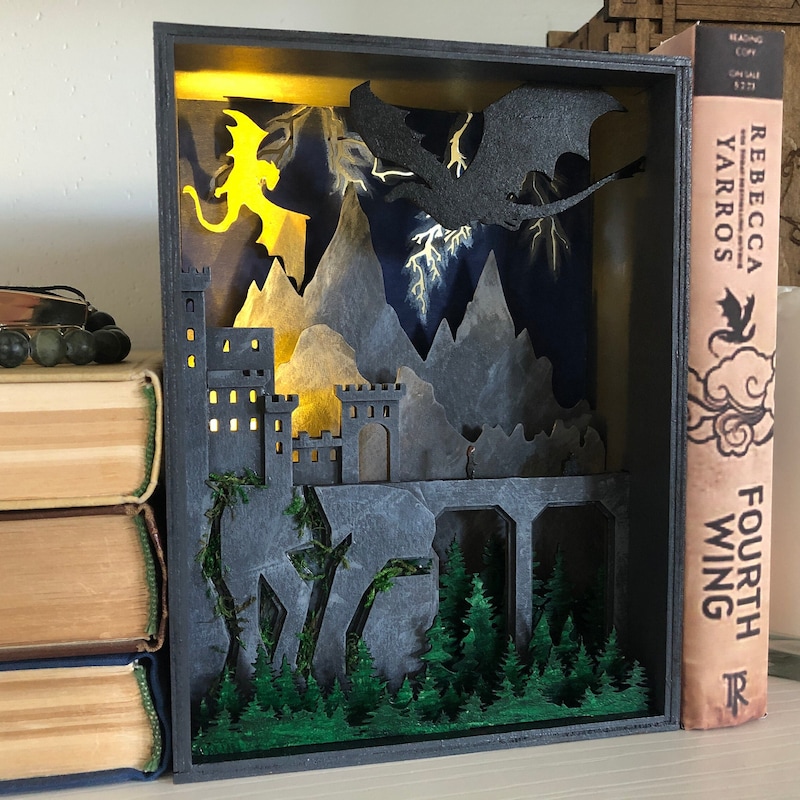 Dragon Book Nook - Etsy