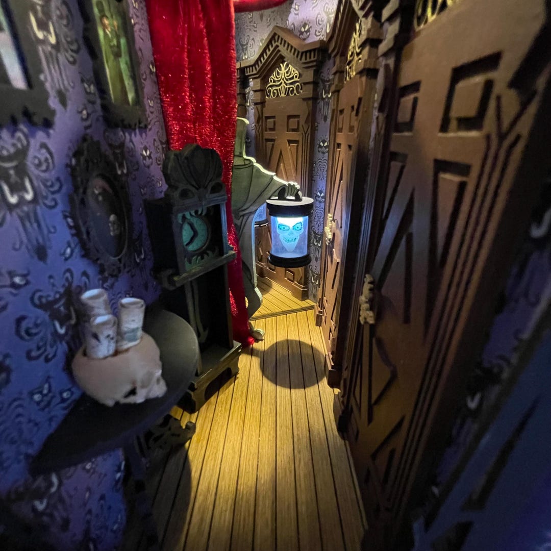 Horror Book Nook Haunted House Ghost Diorama Mansion Spooky Book Nook ...