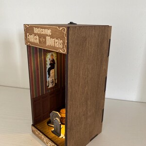 Haunted House Book Nook Shelf Insert Diorama Stretching Room With ...