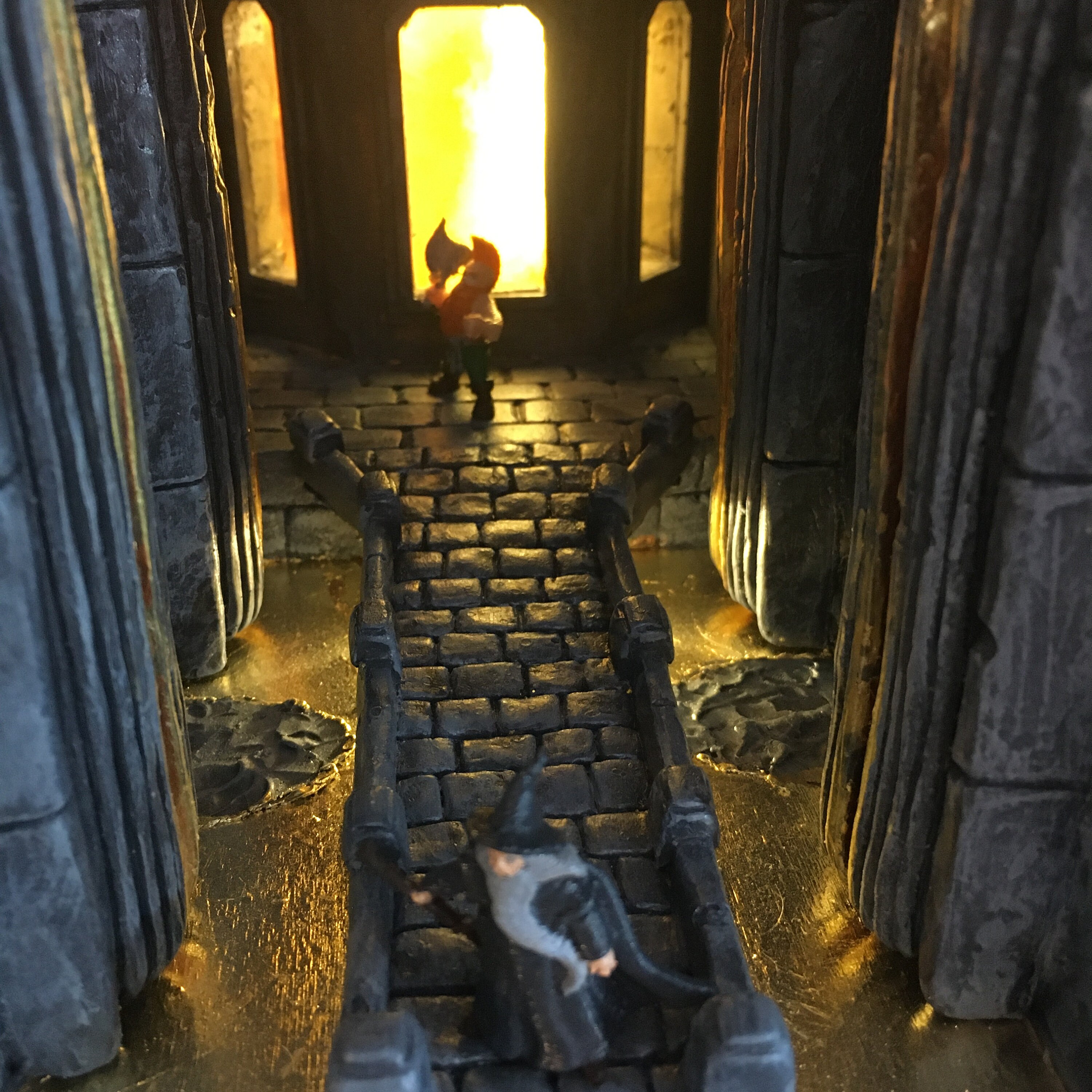 Fantasy Book Nook Shelf Insert Dwarf Forge Book Lotr Diorama - Etsy