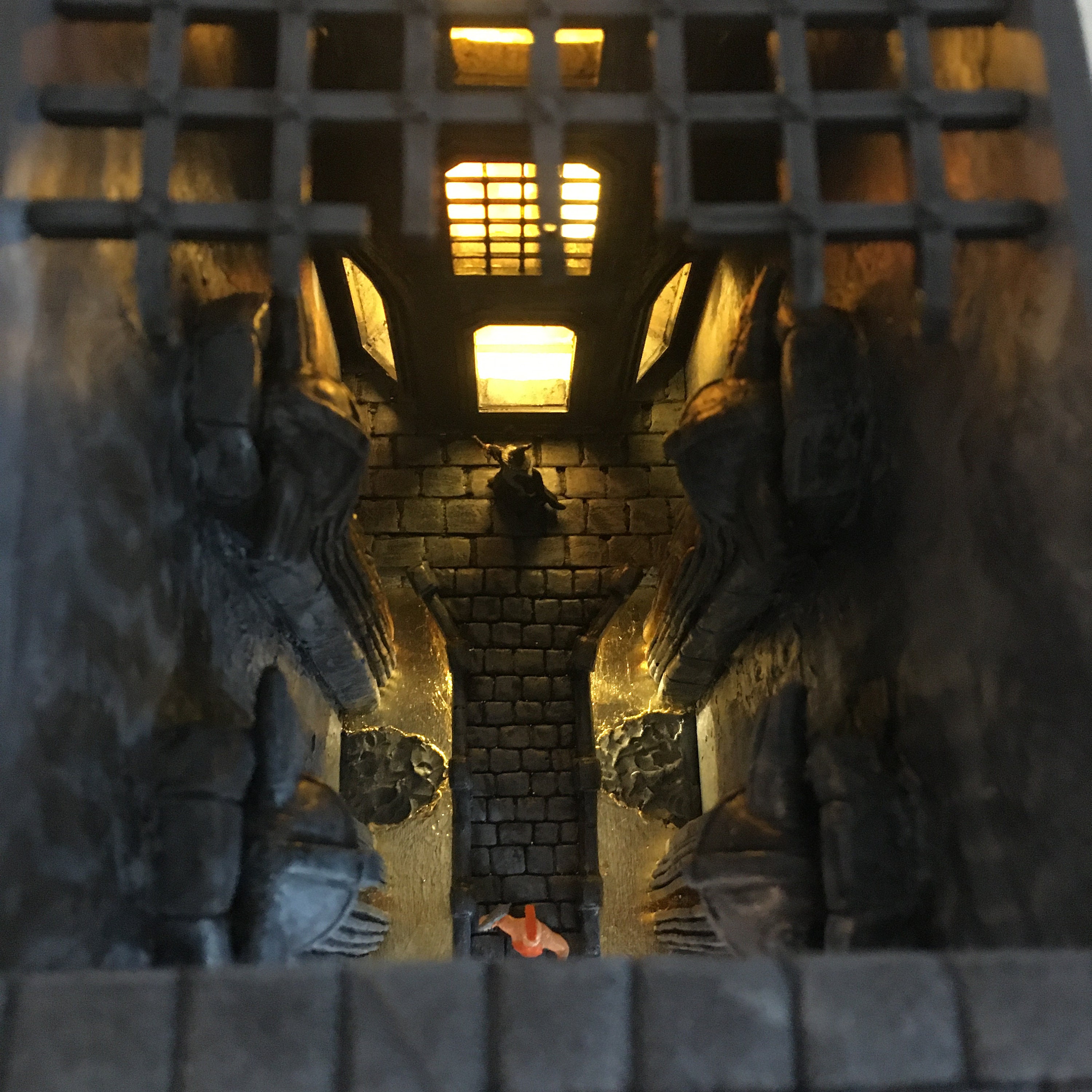 Fantasy Book Nook Shelf Insert Dwarf Forge Book Lotr Diorama - Etsy