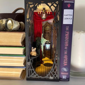 Horror Book Nook Haunted House Ghost Diorama Mansion Spooky Book Nook ...