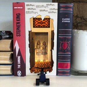 The Shining Book Nook Shelf Insert Bookshelf Decor Gift Movie Diorama ...