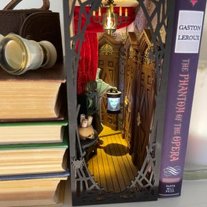 Horror Book Nook Haunted House Ghost Diorama Mansion Spooky Book Nook ...
