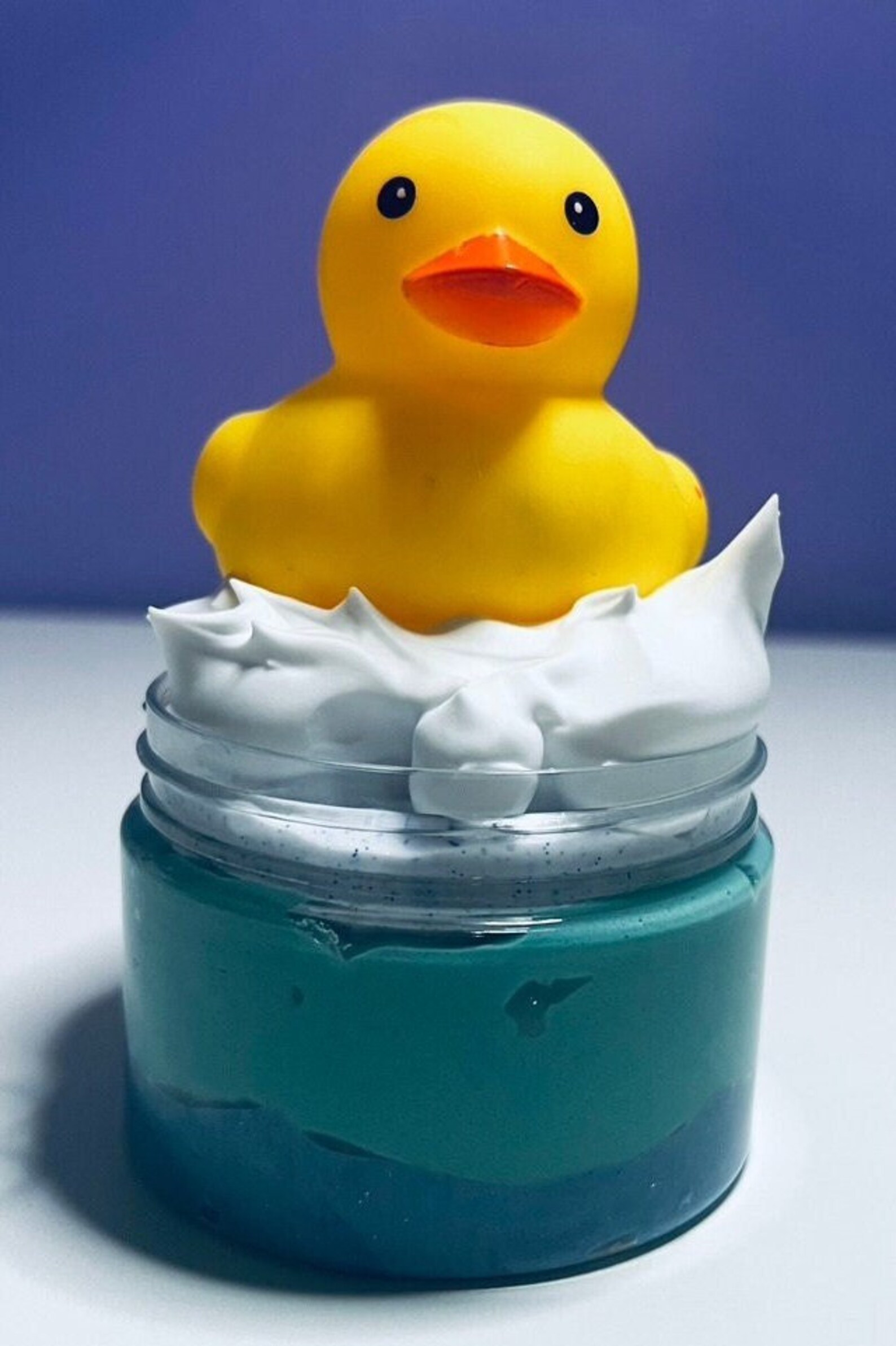 Bubble Bath Slime FREE Shipping:fluffly,icing. Trilayered-white Foam ...