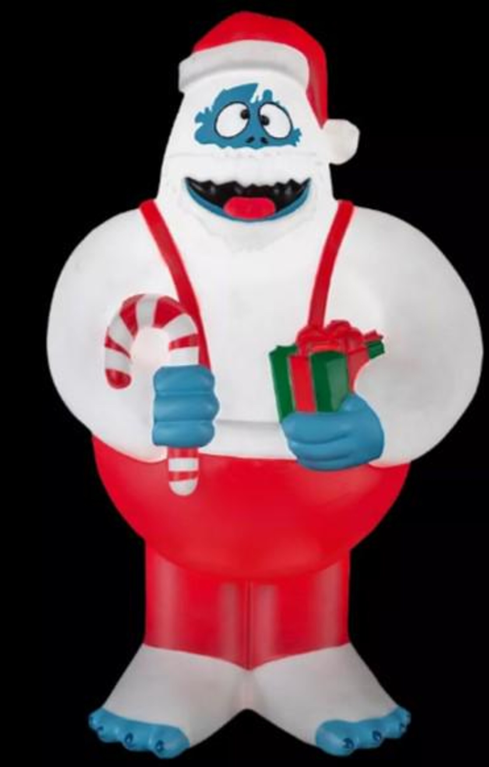 Bumble With Candy Cane LED Bold Mold Decor NEW BLOWMOLD - Etsy