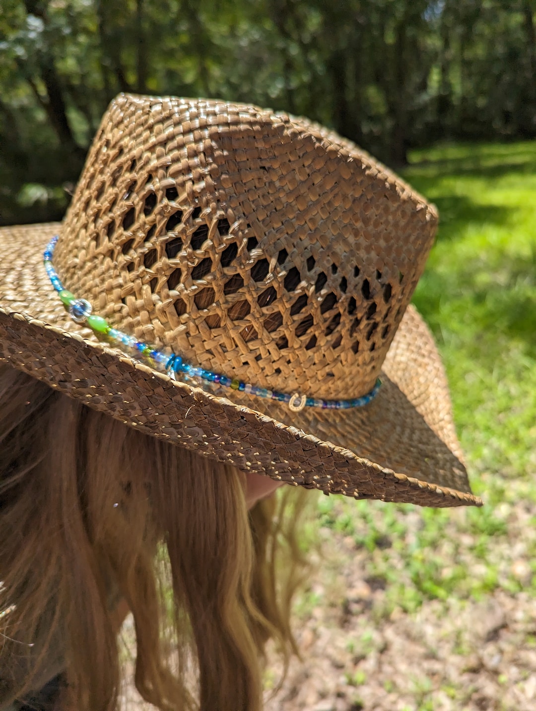 Hat Bands With Beads & Charms. Stretchy, No Clasps - Versatile ...