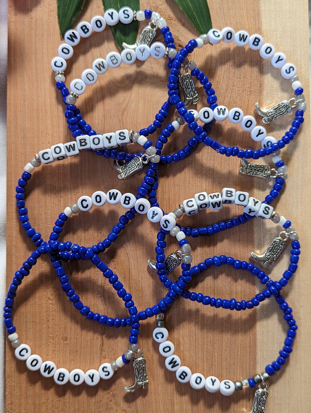 Custom Bundles of 20, Beaded Word Bracelets. Great for Fundraising or ...