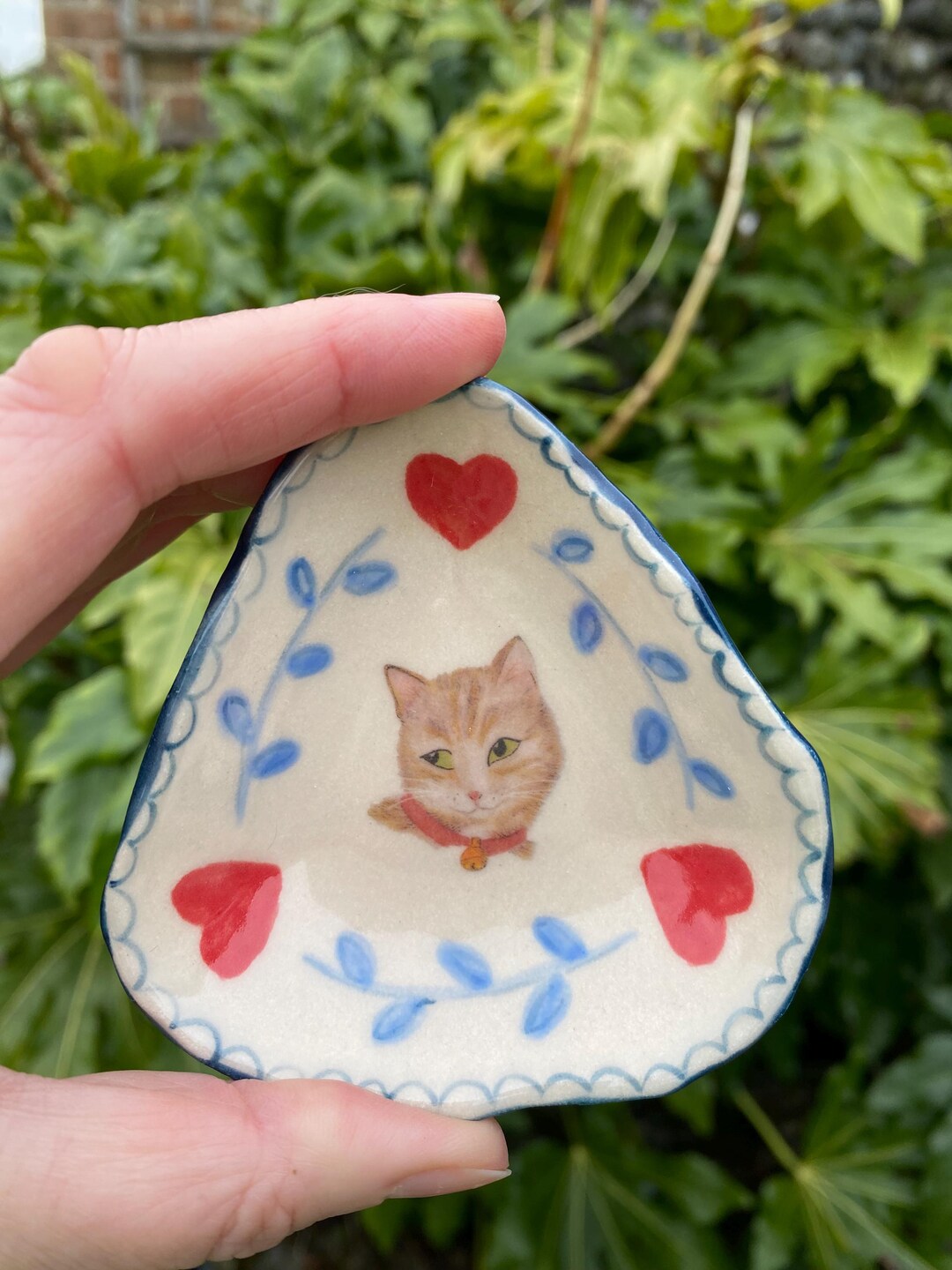 Super Cute Handmade Ceramic Pet Cat Trinket Jewellery Dish - Etsy