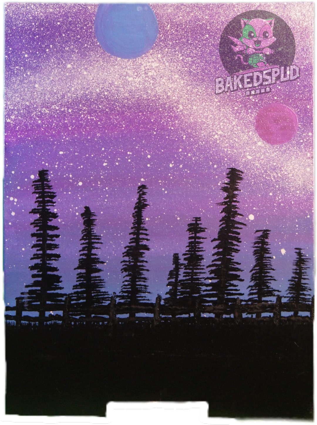 Night Sky Canvas - Etsy