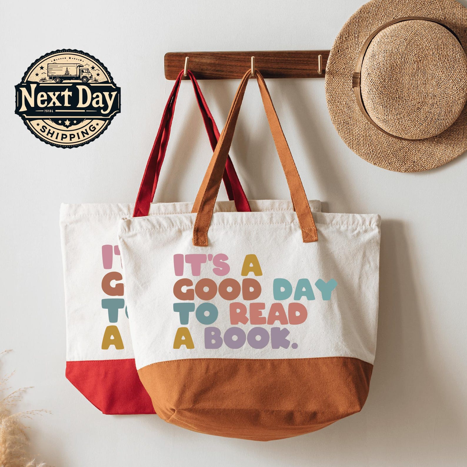 It’s a Good Day to Read a Book Tote Bag, Book Lover Gift, Literary ...