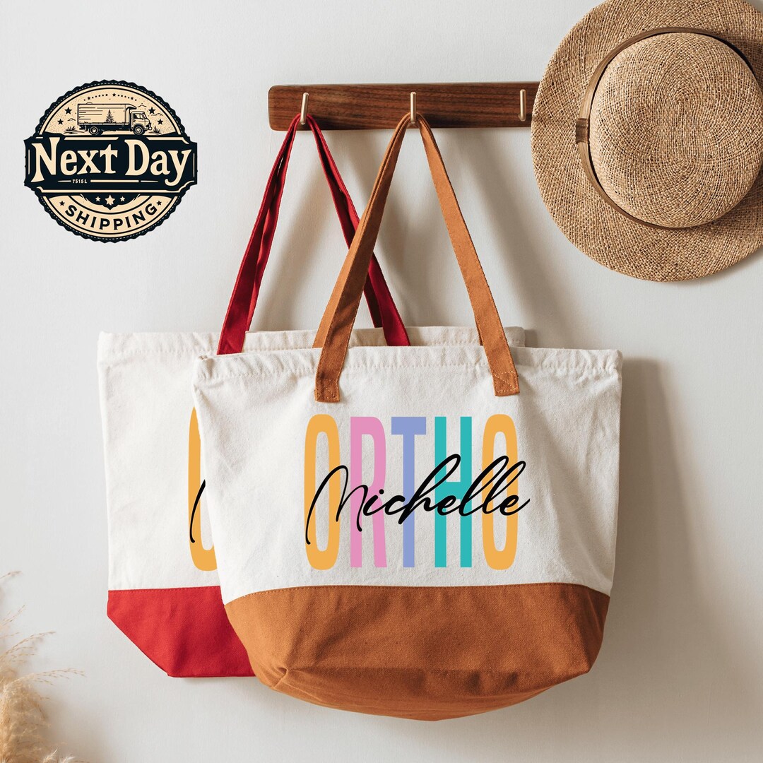 Personalized Ortho Tote Bag, Custom Orthopedic Nurse Gift, Healthcare ...
