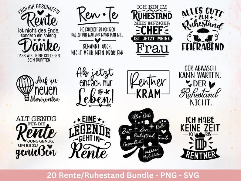 German Plotter File for Retirement - Retirement Sayings - Retirement ...