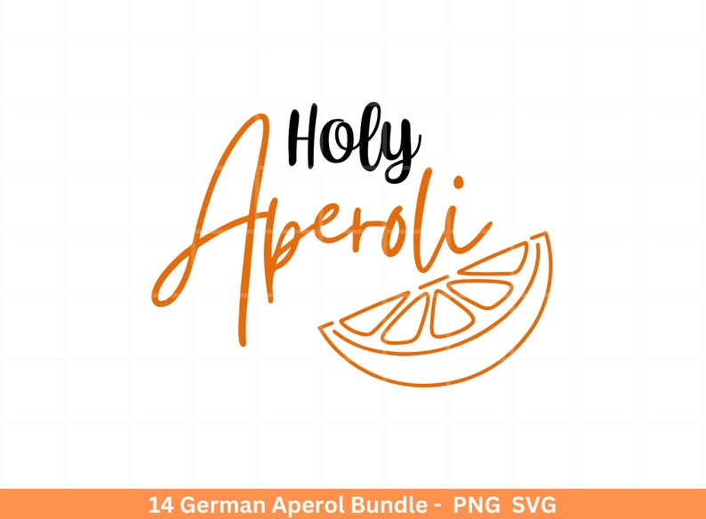 Paquete alemán Aperol svg png Holy Aperoli svg Aperol - Etsy España