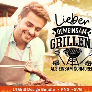 Deutsche Plotterdatei Grillen - Grillzeit Sprüche svg - Grillmeister svg - BBQ Chef - König des ...