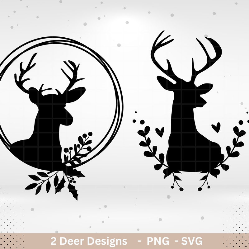 Hirsch vorlage silhouette - Etsy.de