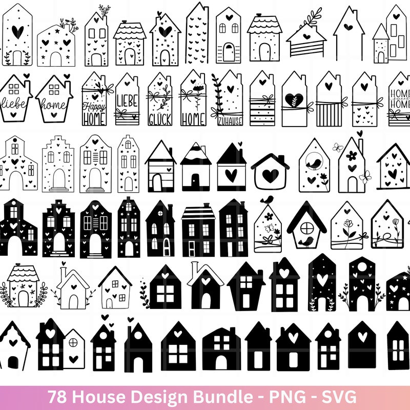 Plotterdatei haus - Etsy.de