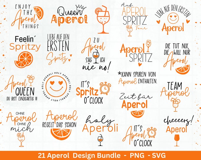 German Aperol Svg Png Bundle - Holy Aperoli Svg - Aperol Jaunt Svg ...