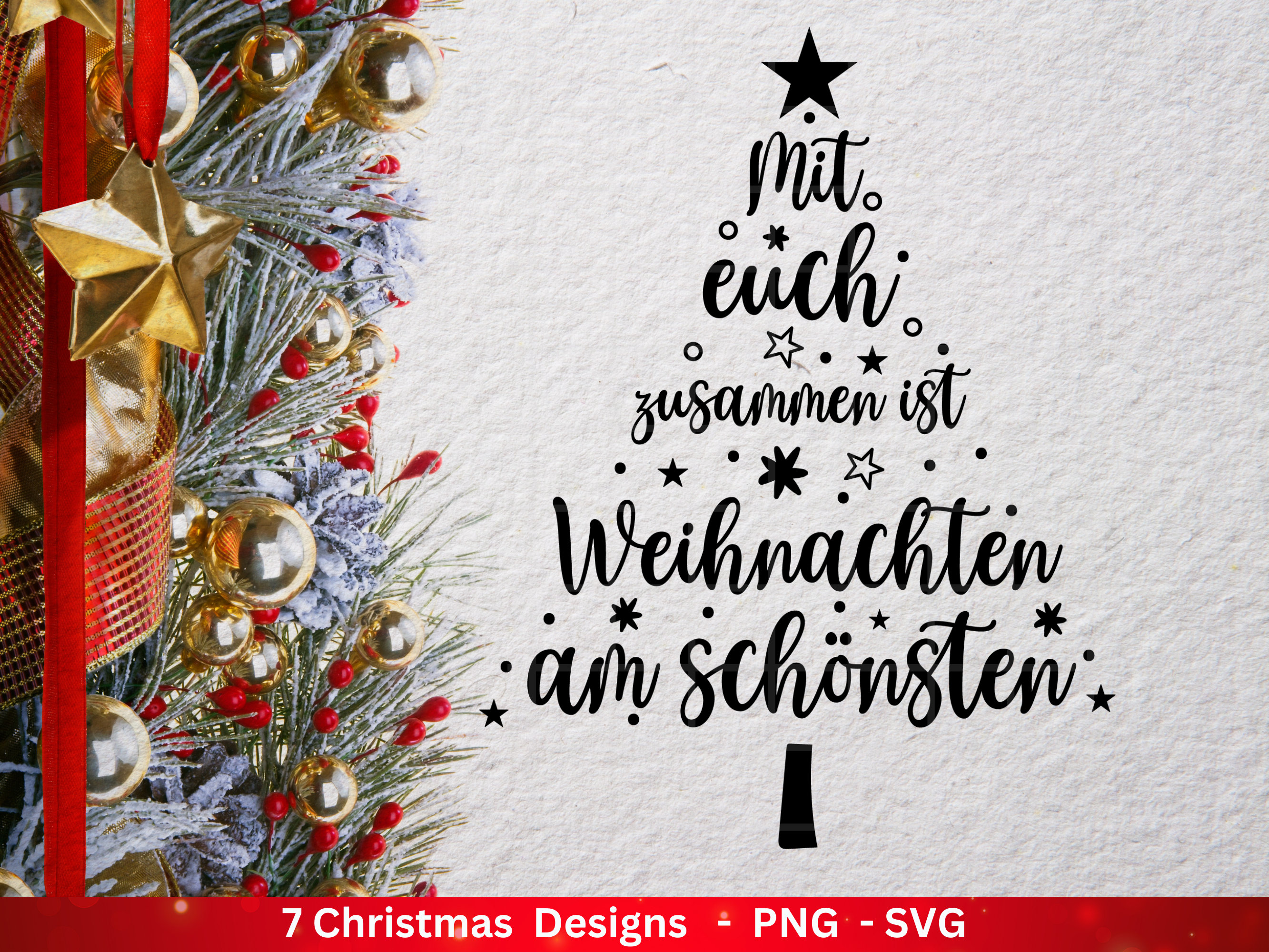 Plotterdatei Weihnachten - Tannenbaum Svg - Schriftzüge Weihnachten ...