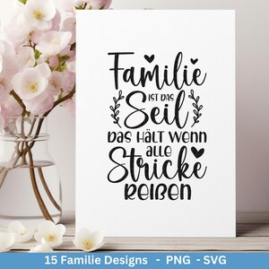 Familie Ist Das Seil Das Halt Wenn Alle Stricke Reissen