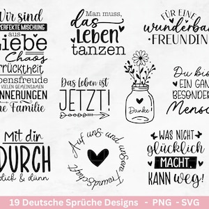 Plotterdatei Danke- Best Friends Svg Bundle - Cricut Silhouette - Lieblingsmensch Svg - Schön ...
