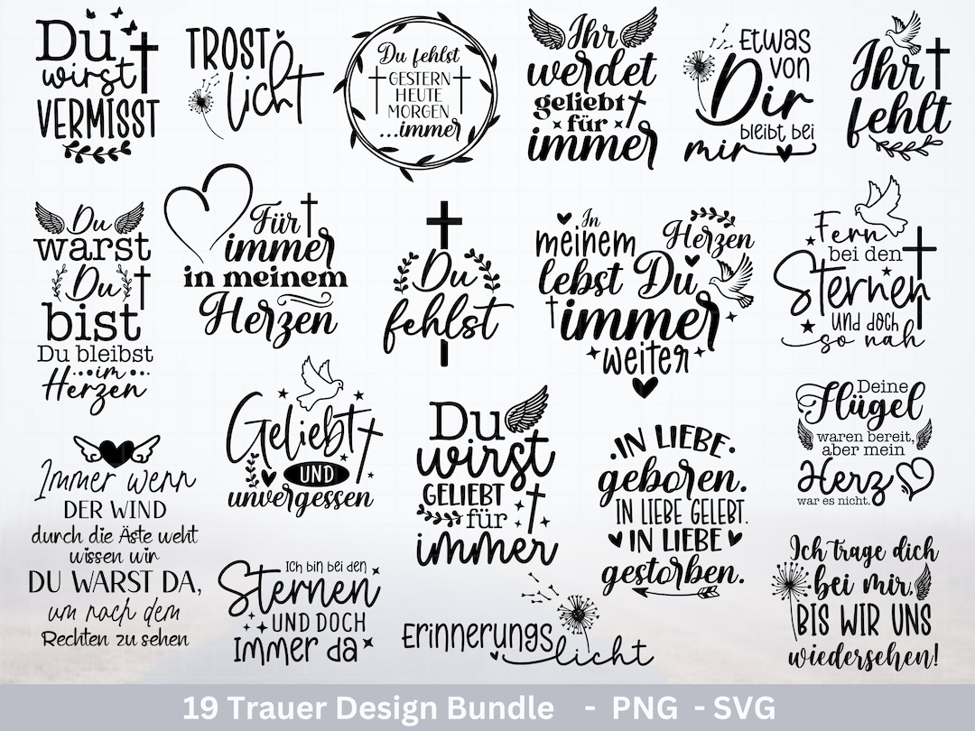 Plotterdatei Trauer - Abschied Svg - Kerzen Sprüche Trauer - Grablichter Sprüche deutsch - Du ...