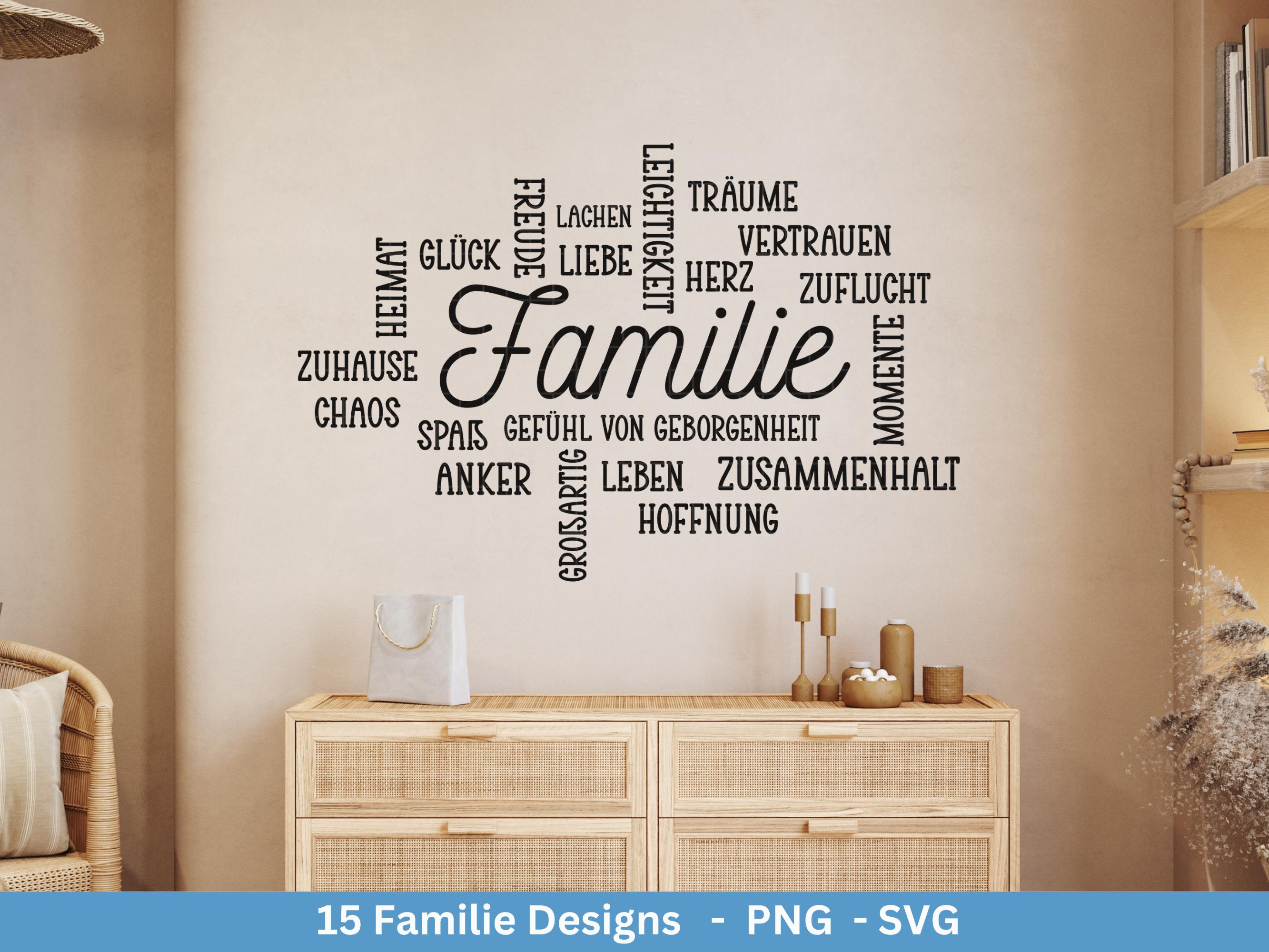 German Plotter File Family - Plotter File Heart SVG - Family SVG ...